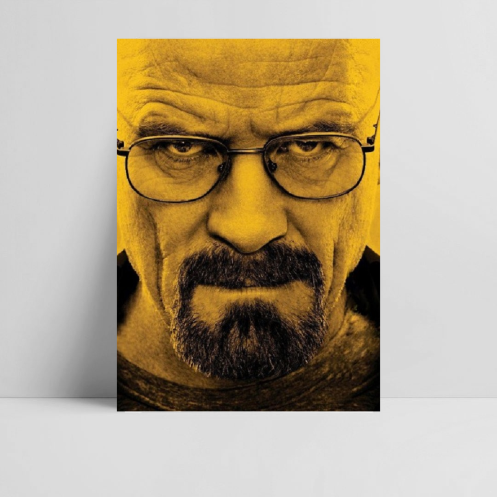 Quadro Breaking Bad Walter White - arte na cara
