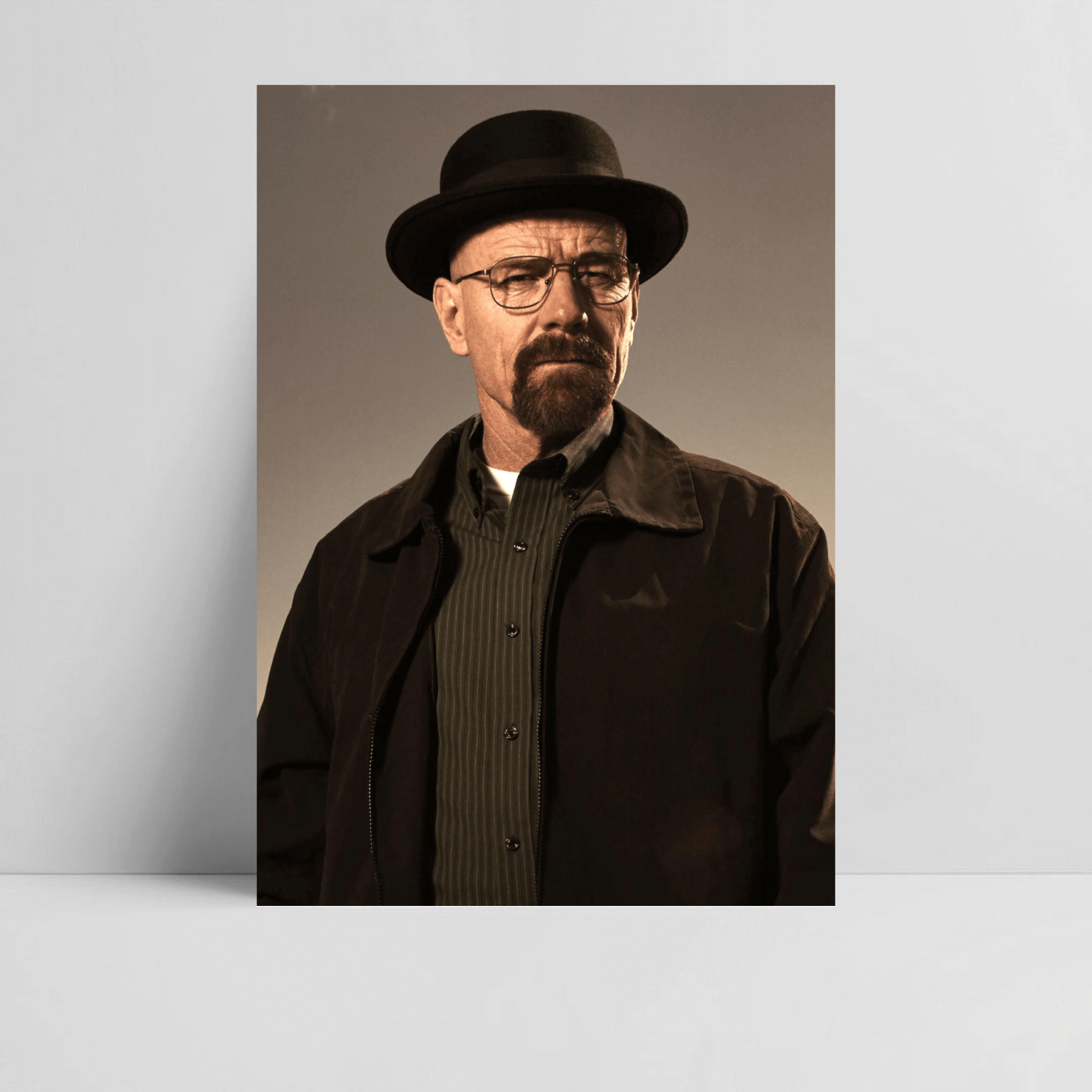 Quadro Breaking Bad Walter White Arte Na Cara